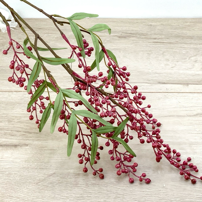 Artificial Pepper Berry Spray - Pink | High-Quality Artificial Flowers ...