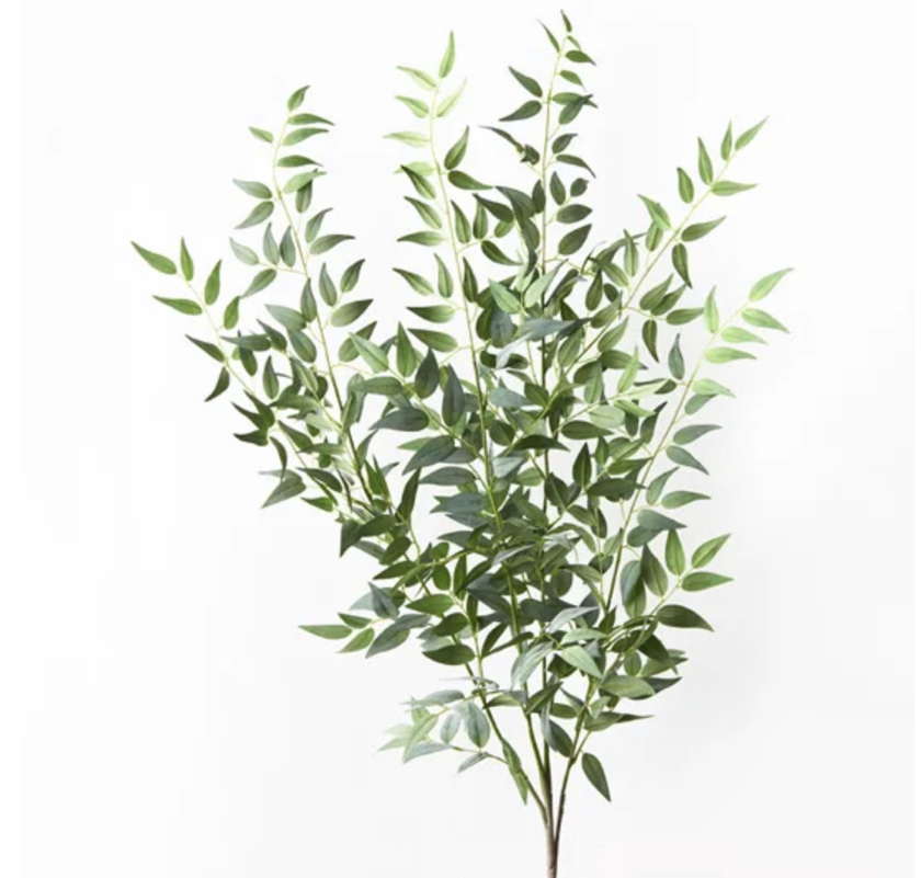 Long Faux Italian Ruscus Greenery | High-Quality Artificial Flowers ...