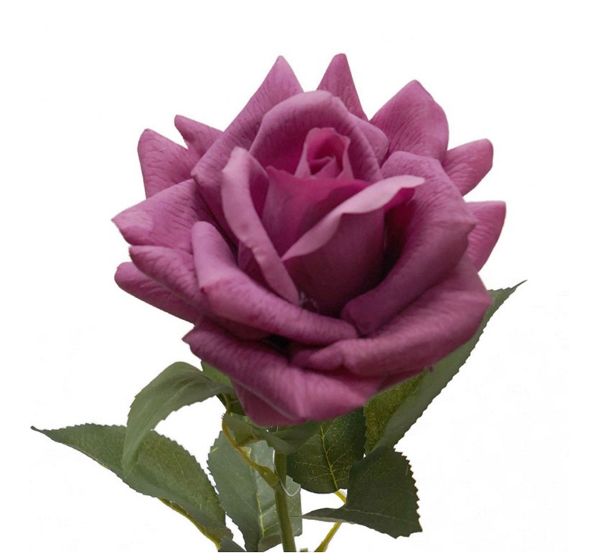 Real Touch Rose Holly - Mauve Pink | The Artificial Flower Co